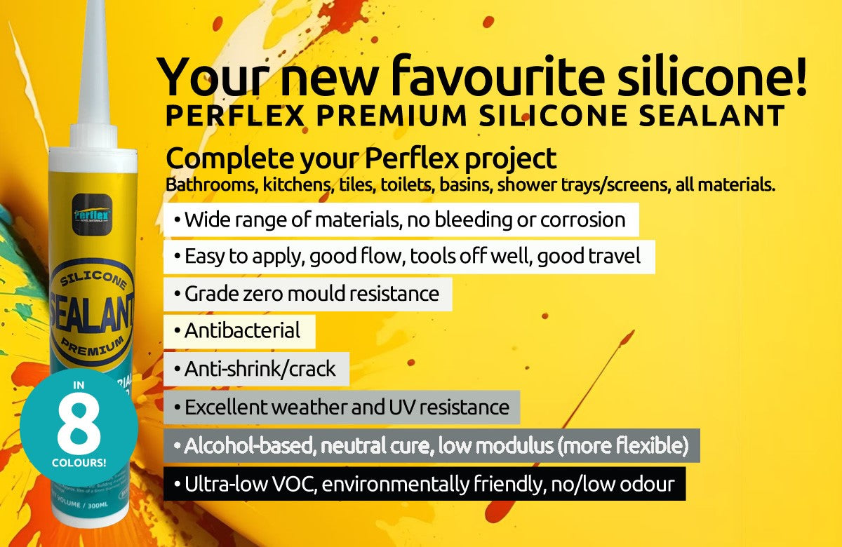Perflex Silicone: Ideal for Bathroom and Kitchen Grout Projects – JoJa.UK